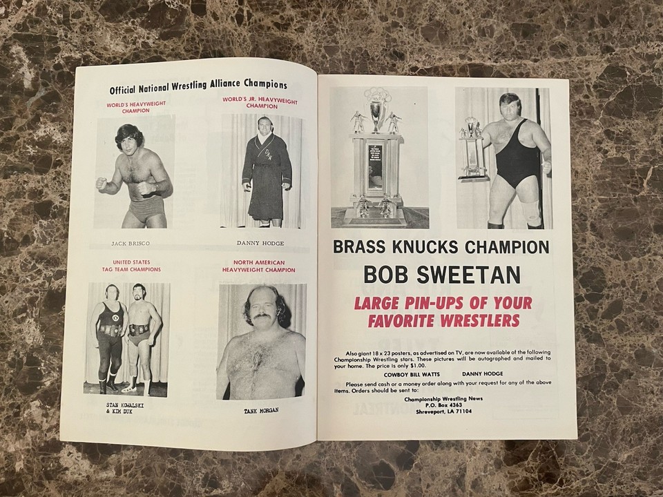 NWA Mid South Universal Wrestling Federation Program #148 UWF JCP WCW ...