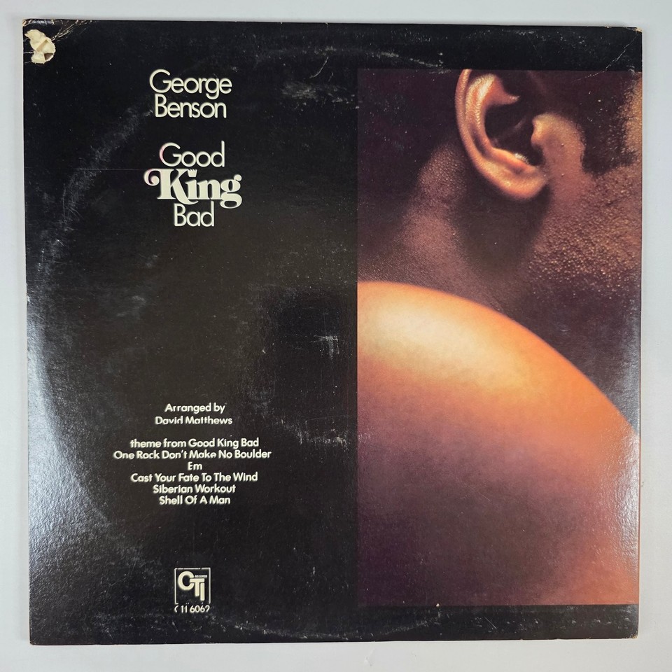George Benson - Good King Bad 12" Record 1976 CTI Jazz 33 RPM | eBay