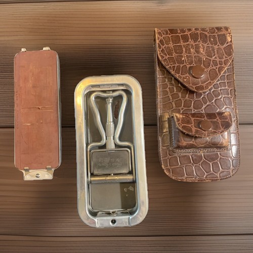 Vintage Rolls Safety Razor Set With Case And Blades B1 | eBay