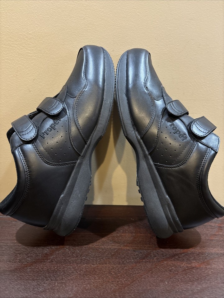 Propet Life Walker Mens Size 12 X(3E) Shoes Black M3705 Slip On ...