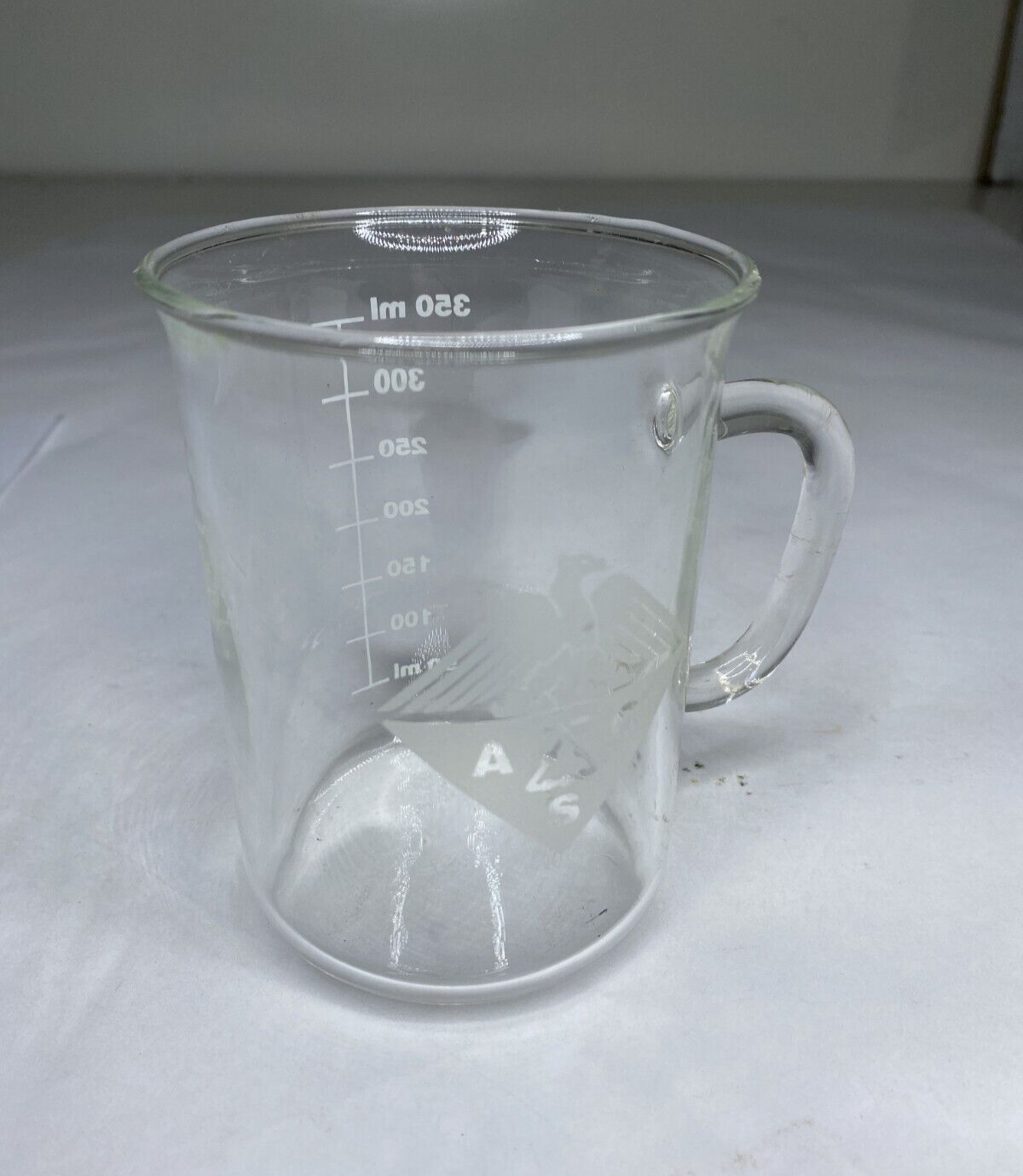 Clear Glass Beaker Mug with Handle 350ml | eBay