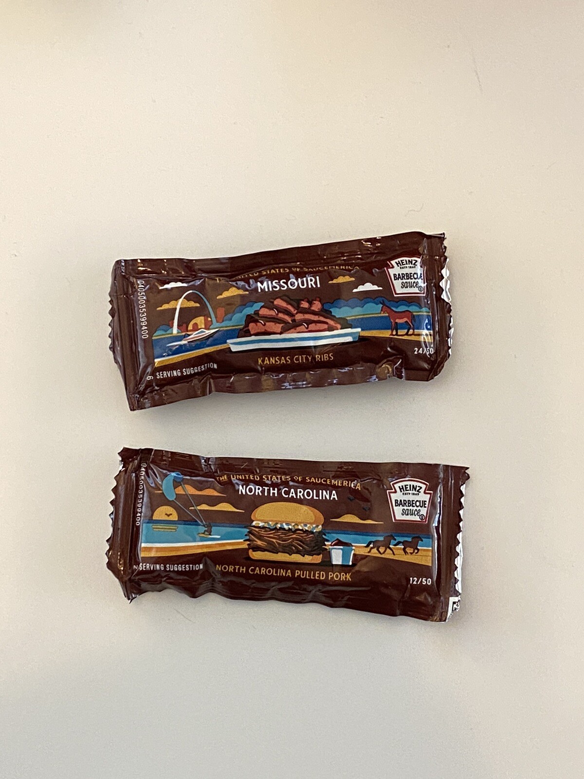 Hard To Find- Heinz saucemerica packets - Missouri + North Carolina BBQ ...