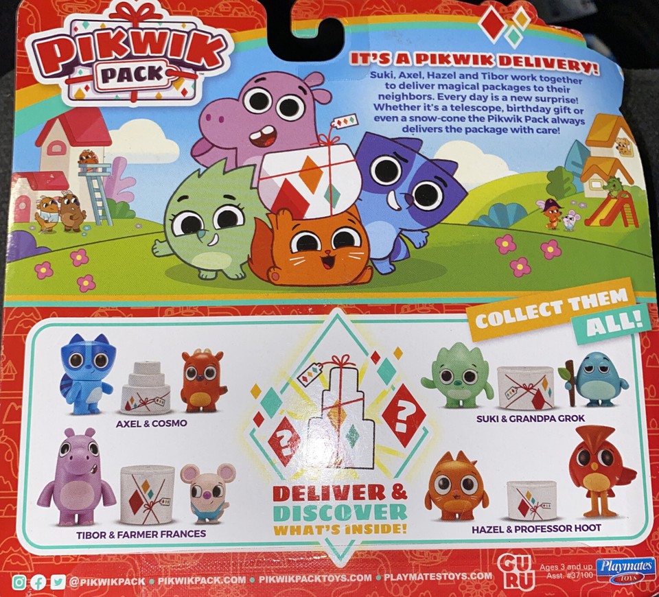 Pikwik Pak Tibor And Farmer Frances With Surprise Gift Inside New In ...