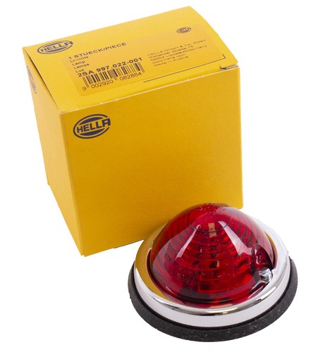 Classic Car Caravan Motorhome 70Mm Round Domed Red Rear Tail Marker ...