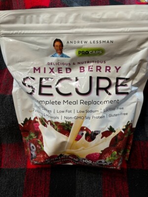 Andrew Lessman Secure Complete Meal Replacement Mixed Berry 100 ...