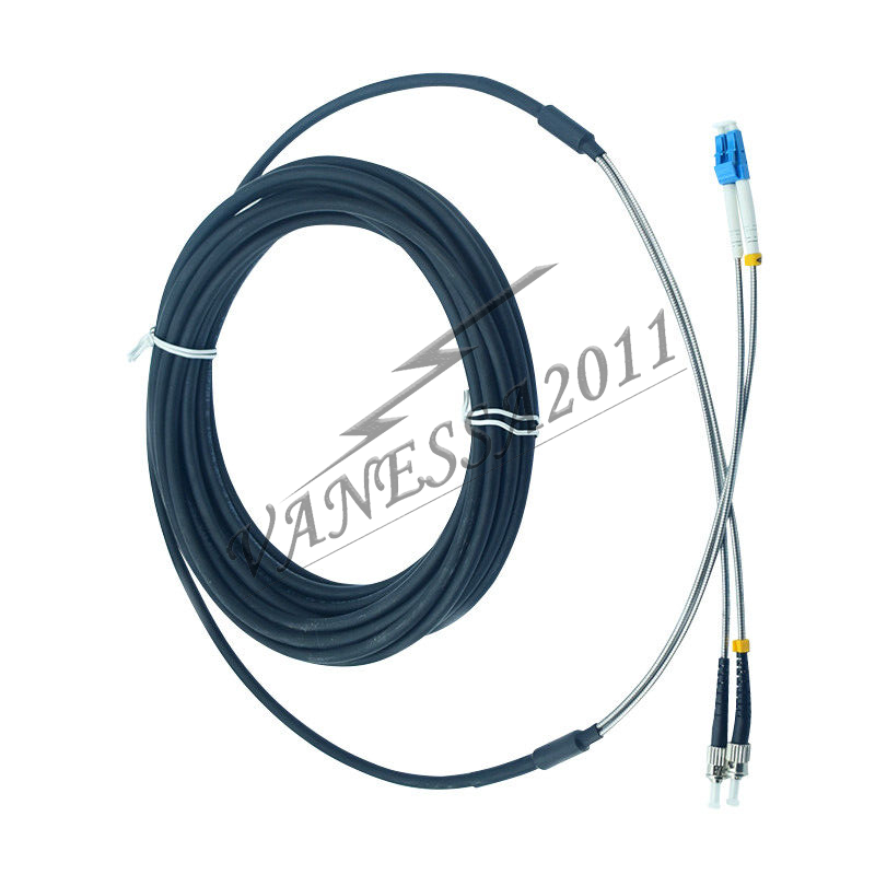 30M Outdoor Field Fiber Patch Cord LC UPC to ST UPC Single-Mode SM ...