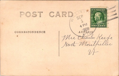 Vermont VT Possibly North Montpelier House Mrs Charles Keefe RPPC Photo ...