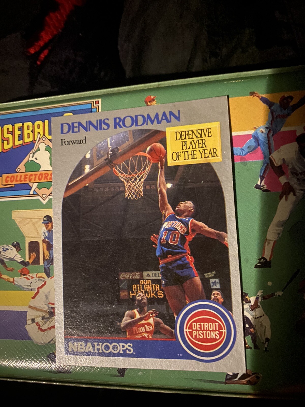 1990 Nbahoops dennis rodman rookie card #109. | eBay