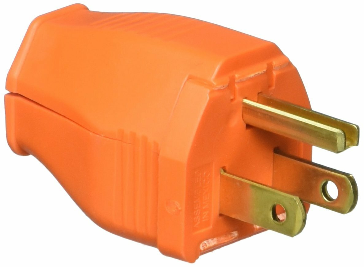 Leviton 003-3w101-0or 2 Pole 3 Wire Orange Grounding Plug | eBay