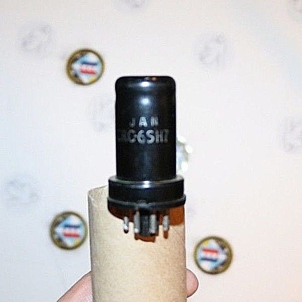 RCA 6SH7 Vintage new electronic valve tube tested good Pre-war WWII #1 ...