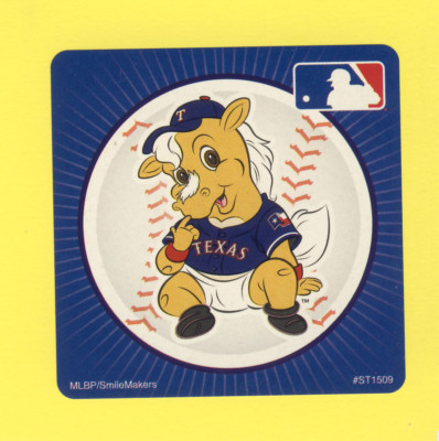 10 Texas Rangers Mascot - Large Stickers - Major League Baseball | eBay