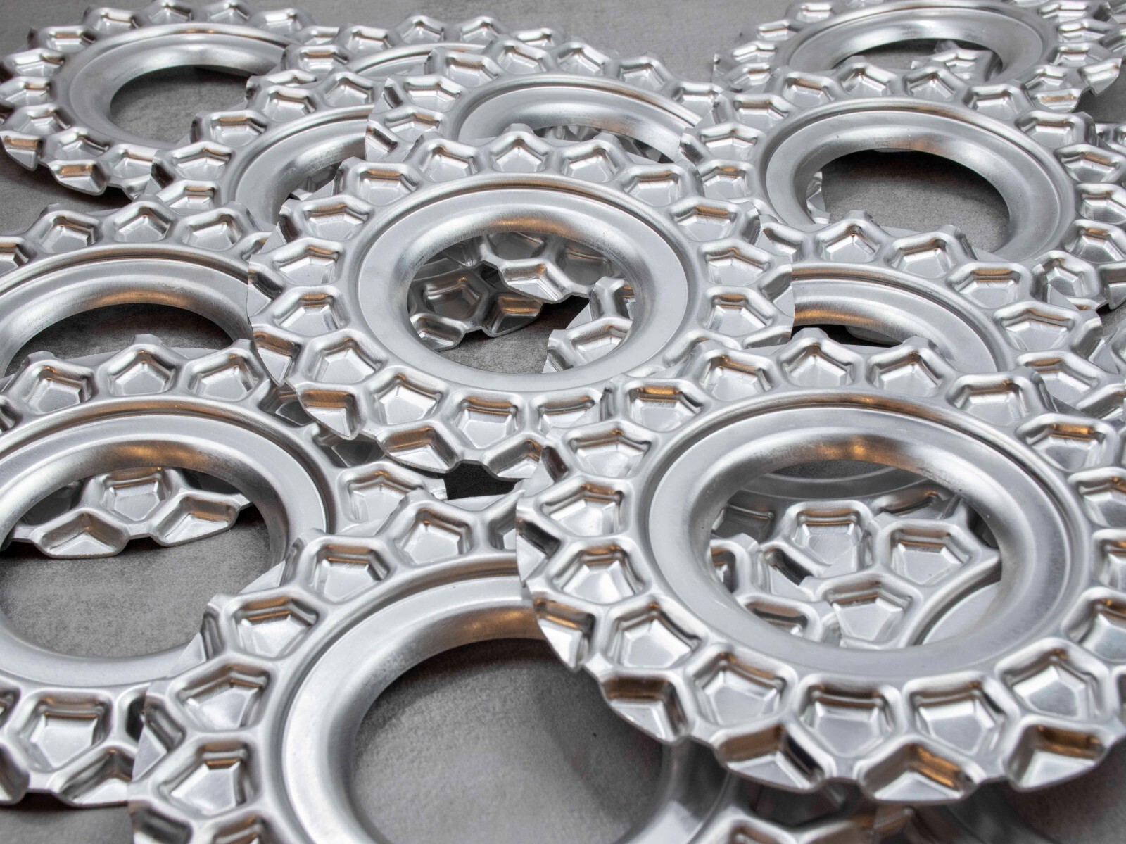 NEW BBS RS Waffle Plate Wheel Center Cap Aluminum Cover Wavy Hubcap (1x ...