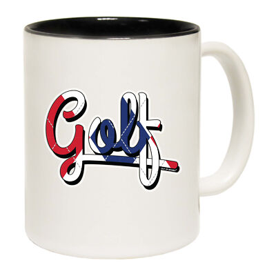 Golf Oob Argyle Pattern GIFT BOXED Funny Mugs Novelty Coffee Mug Cup ...