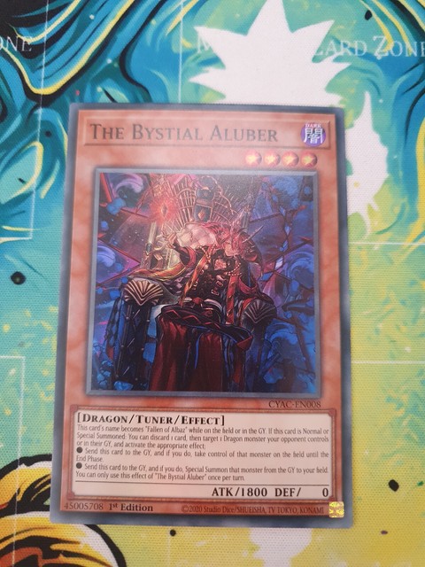 Yu-Gi-Oh! TCG The Bystial Aluber Cyberstorm Access CYAC-EN008 1st ...