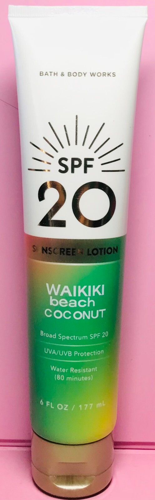 *NEW* WAIKIKI BEACH COCONUT ~ SPF20 SUNSCREEN LOTION ~ Bath & Body ...