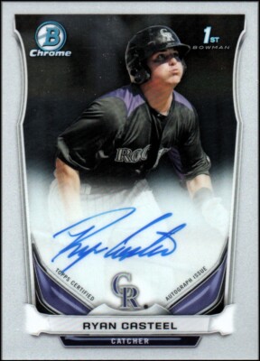 2014 Bowman Chrome Prospect Autographs #BCAPRC Ryan Casteel - NM-MT | eBay