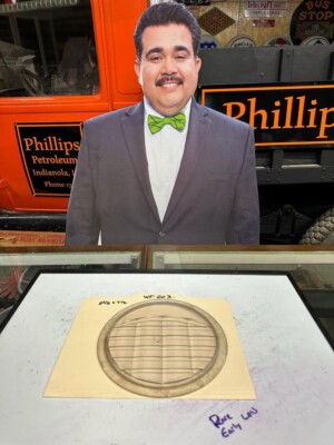 Rare VINTAGE Original GREEN MOON LENS Head Light Lamp OLD CAR Auto 8-5/ ...