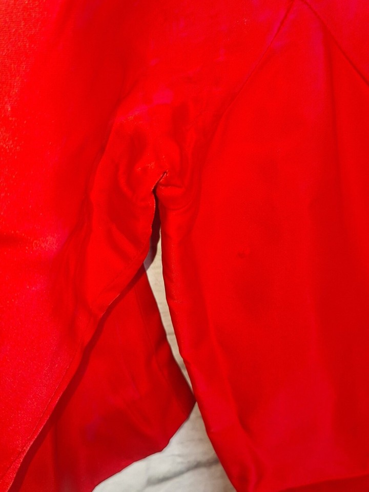 Sz 11 Cherry Red LORRIE DEB Formal Party Dress w bow in front | eBay