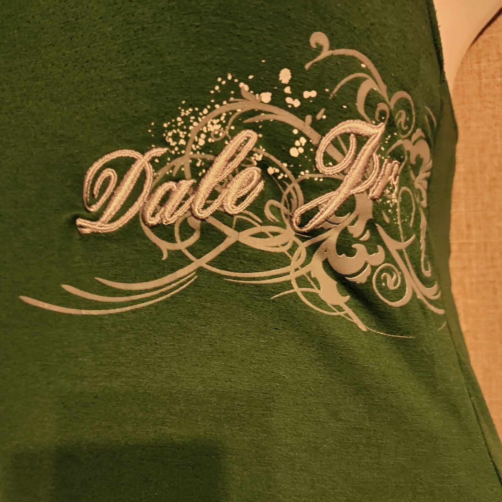 Dale JR Shirt Womens Large Green Tank Top Racing Nascar 4994 | eBay