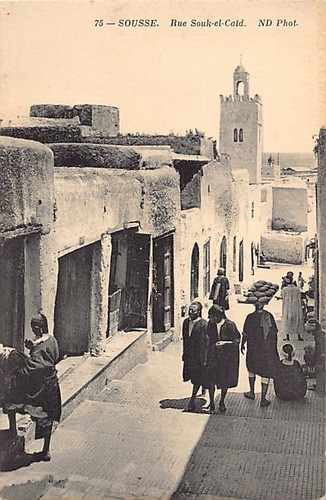 Tunisie - SOUSSE - Rue Souk el Caïd - Ed. ND Phot. Neurdein 75 | eBay