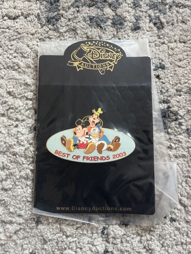 OLD LE100 Disney Auctions PIN Best Friends Mickey Mouse Donald Goofy ...