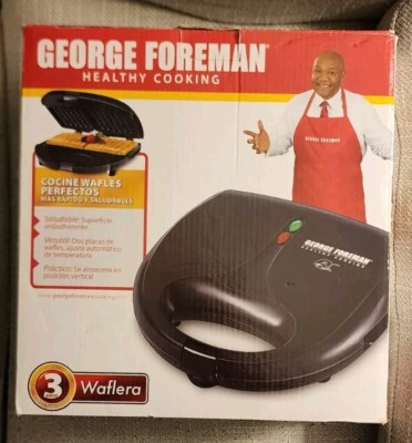 George Foreman Healthy Cooking Vintage Waffle Maker Nonstick | eBay