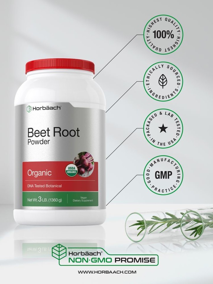 Organic Beet Root Powder | 3lb Bulk Supplement | Raw Superfood | by ...