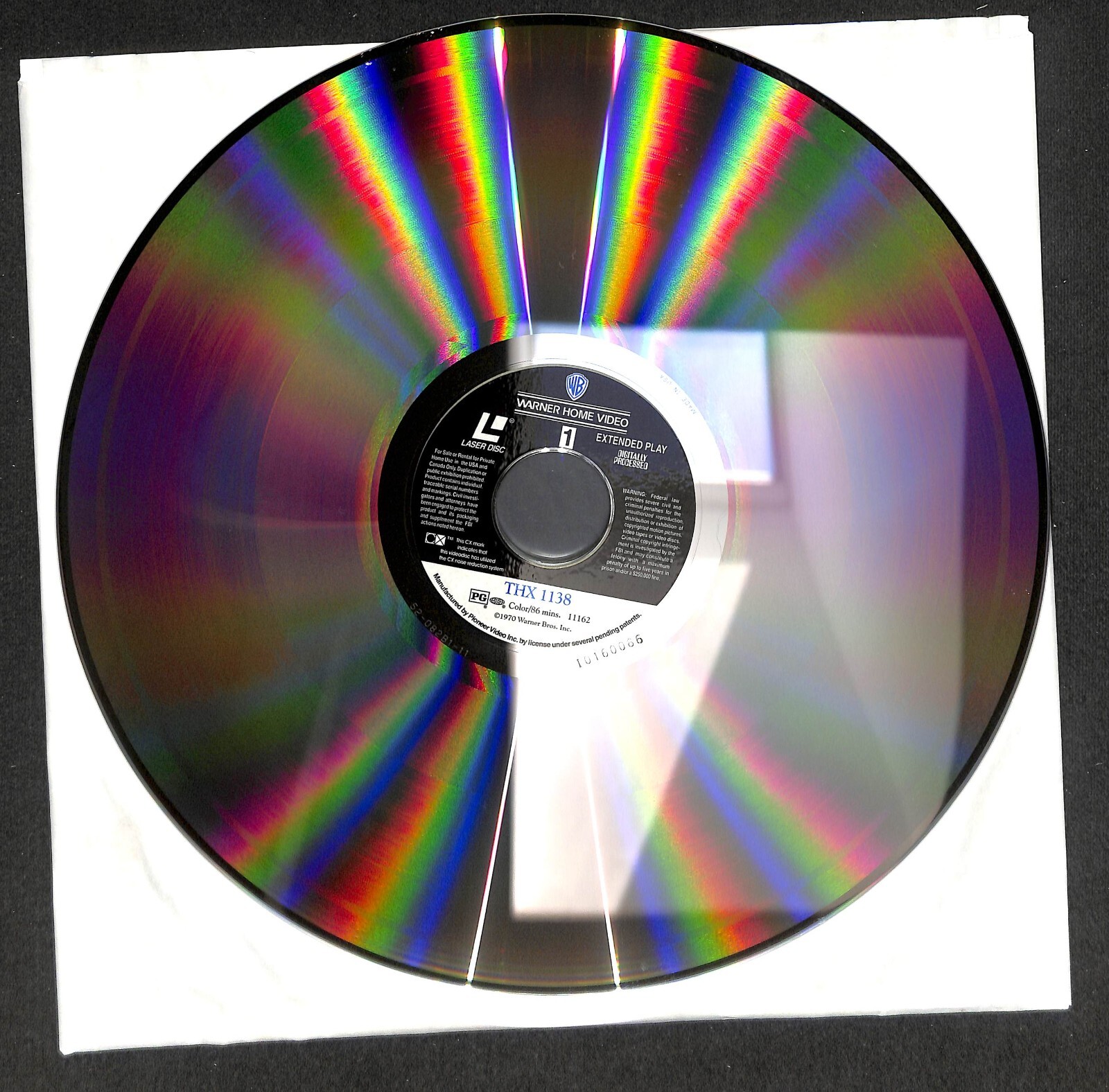 THX 1138 (Laser Disc Laserdisc NTSC Tested) George Lucas' Film (Very ...