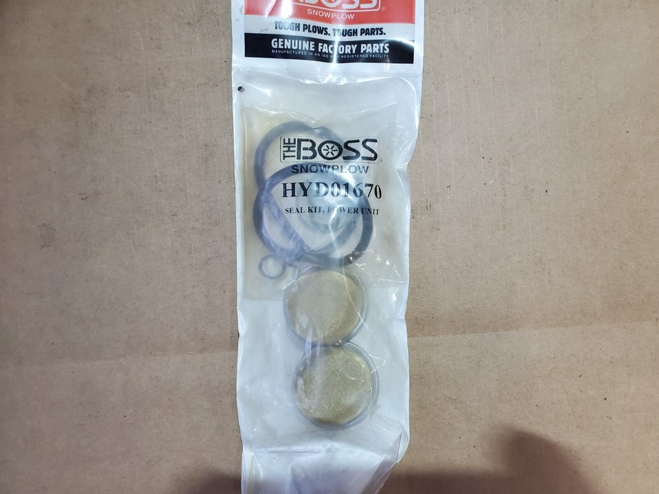 Genuine OEM Boss Hydraulic Power Unit Seal Kit HYD01670 Snow Plow Pump ...