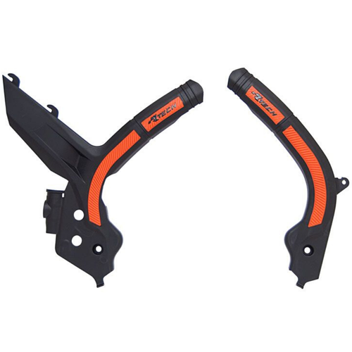 Rtech KTM Black / Orange Frame Protectors 250XC TPI 2020-2021 | eBay