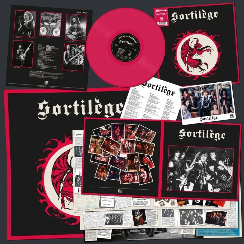 SORTILEGE LP 1983 French heavy metal killer w/ bonus tracks colored ...