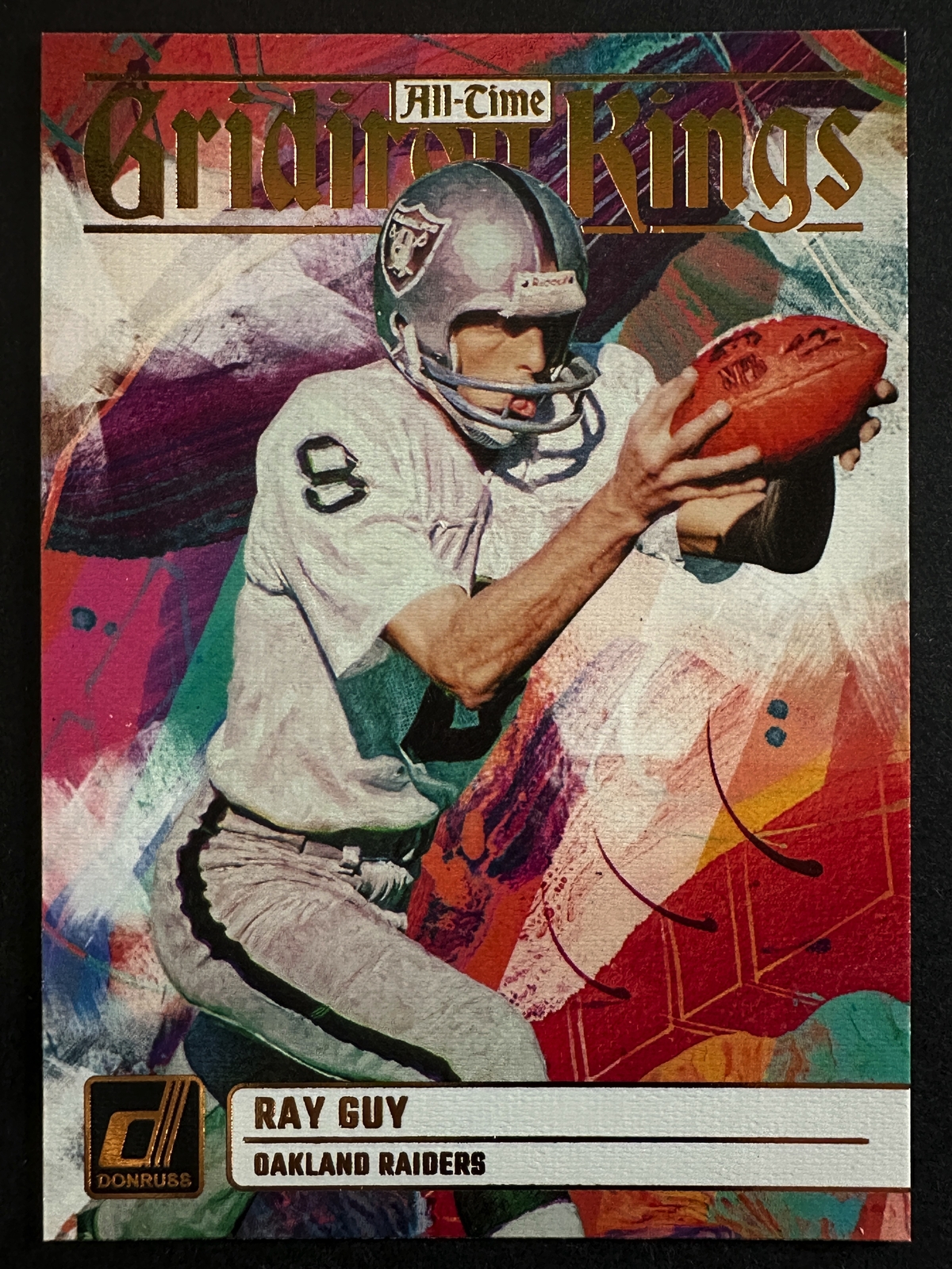 Ray Guy 2023 Donruss Football All-Time Gridiron Kings Oakland Raiders # ...