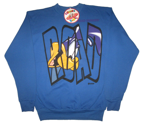 Looney Tunes Road Runner Sweatshirt Artex Sportswear Men's L 1993 NWT ...