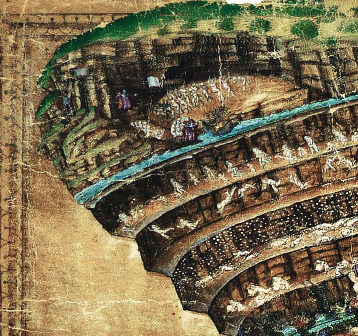 Botticelli Map Of Hell High Resolution