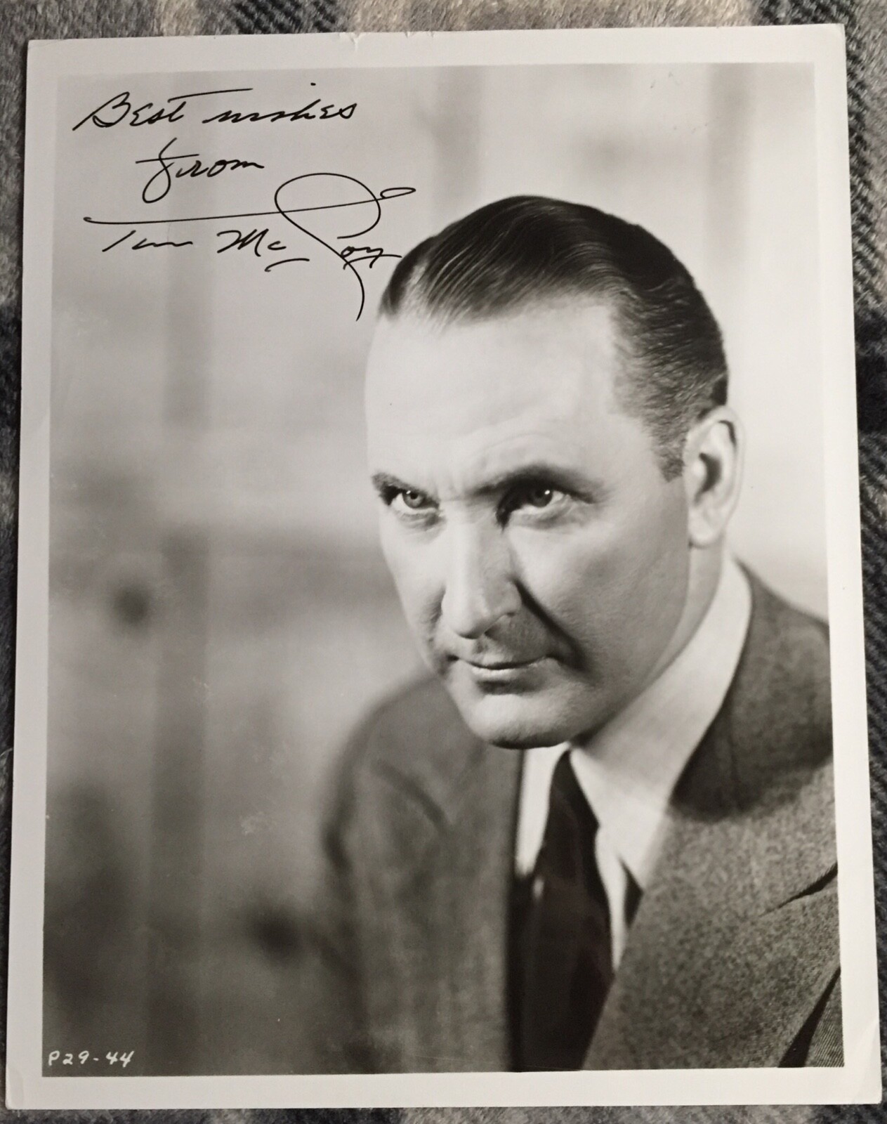Col TIM MCCOY—SIGNED PHOTO—SILENT COWBOY WESTERN STAR | eBay