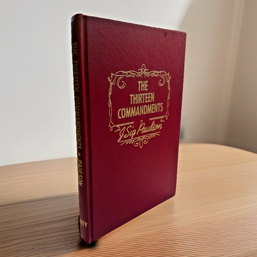 *SIGNED* The Thirteen Commandments (1964) ~ J. Sig Paulson ~ First ...