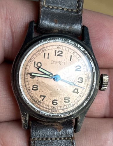 Vintage Accro Bond Mens Watch not Working Military WWII Era ? | eBay