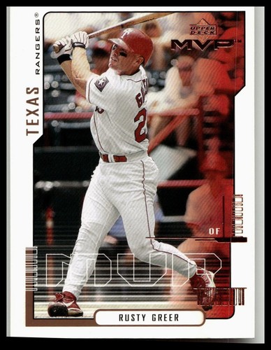 2000 Upper Deck MVP #168 Rusty Greer Texas Rangers | eBay