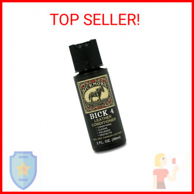 Bick 4 Leather Conditioner and Leather Cleaner 2 oz - Will Not Darken ...