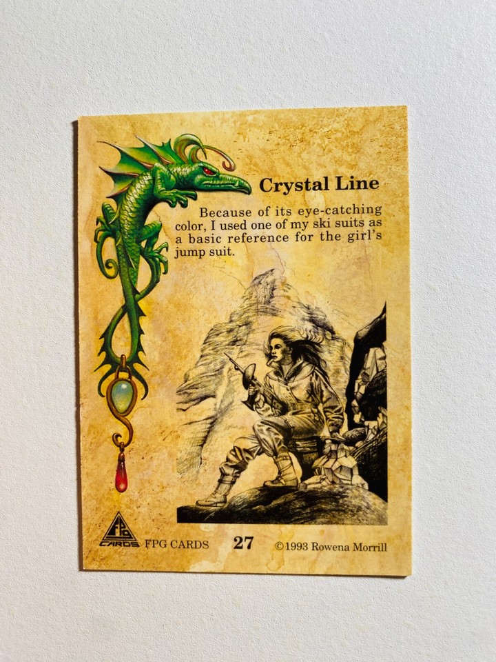 1993 FPG ROWENA MORRILL #27 CRYSTAL LINE NM-MT CARD | eBay