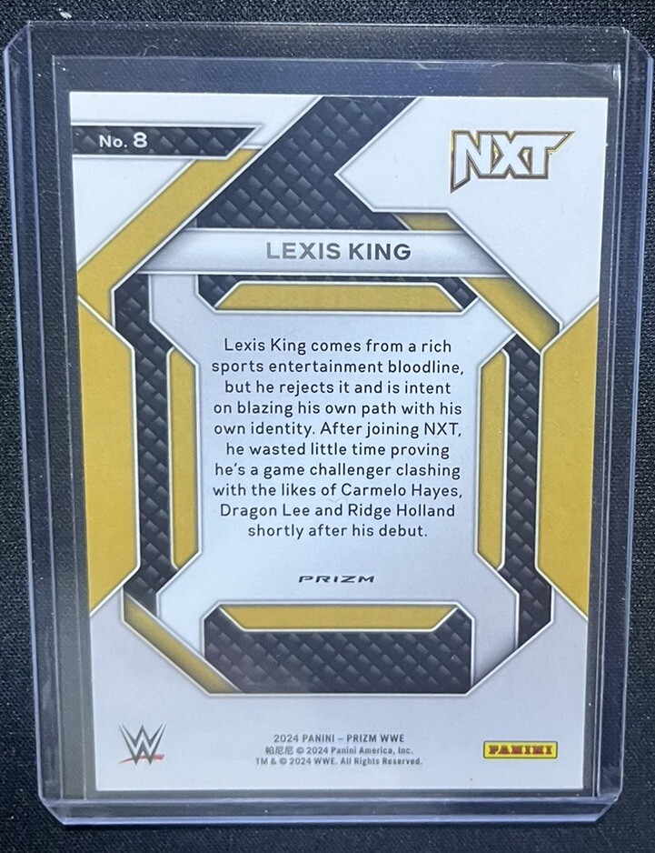 2024 Panini Prizm WWE Lexus King #8 Silver Prizm Emergent Insert NXT | eBay