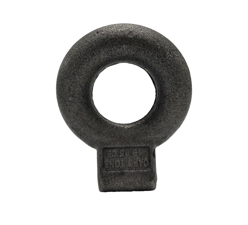 3" Adjustable Pintle Coupler Lunette Eye Trailer Hitch Forged Tow Ring ...