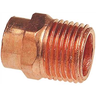 NIBCO I60412 1/2 in. Copper Pressure Cup x MIP Adapter Fitting | eBay