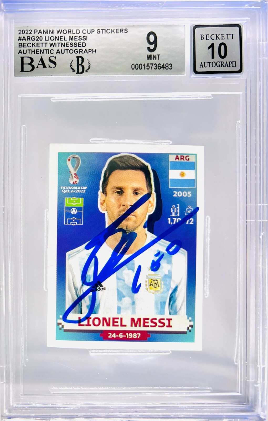 Lionel Messi Autographed Memorabilia | Signed Photo, Jersey ...