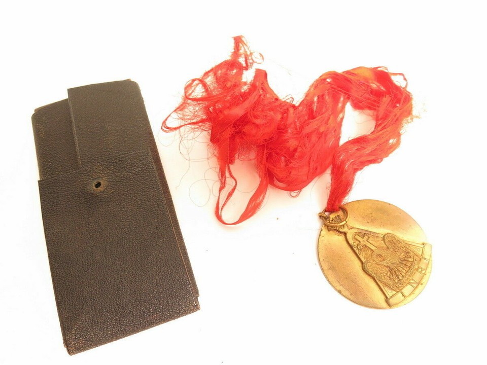 Antique Masonic INRI Big Medal Free Mason Mystical Pelican Vintage ...