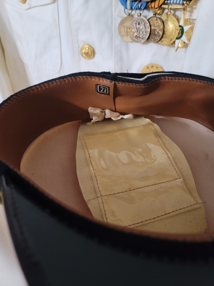 Vintage Original Vietnam War Era CWO Dress Whites Uniform! W/ Hat And ...