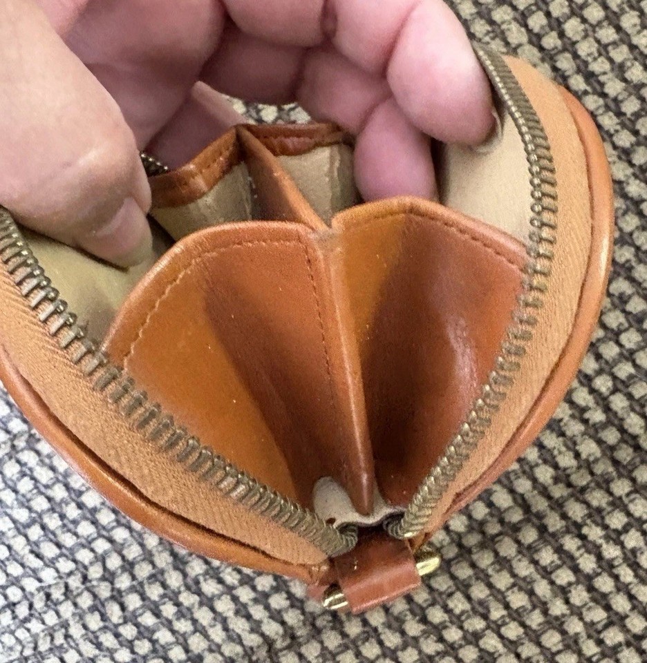 Dooney Bourke Navy Blue Vintage Big Duck Coin Purse Wallet All Weather ...