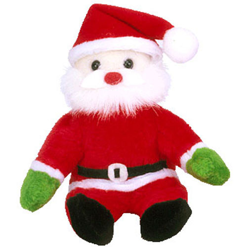 TY Jingle Beanie Baby - SANTA the Jolly Elf (5.5 inch) - MWMTs Ornament ...