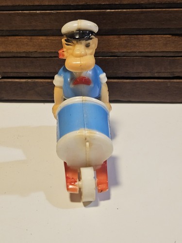 Vintage 1960’s Popeye Ramp Walker Toy Pushing Spinash Cart Hong Kong ...
