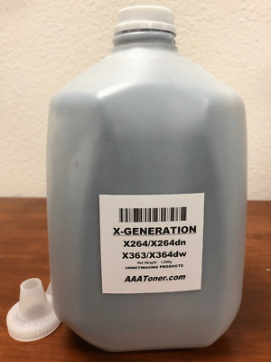(1KG/1,000g) BULK Toner Refill for Lexmark X264, X264dn, X363dn, X364dn ...